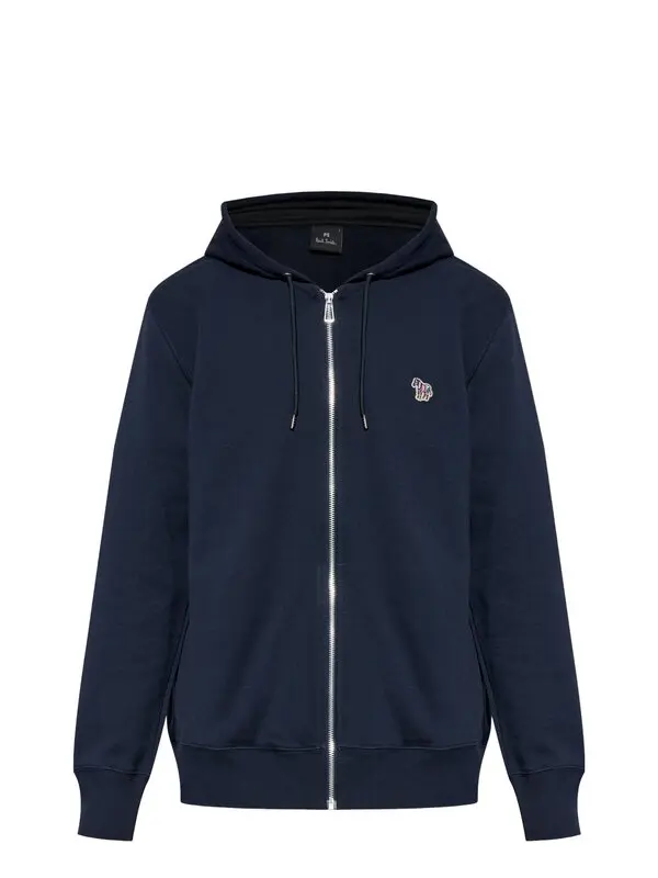 Paul Smith Regular Fit Hoodie - Navy Blue