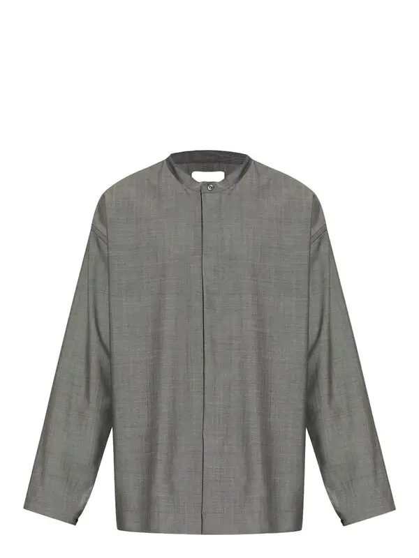 Studio Nicholson Wool Shirt ‘karst - Grey