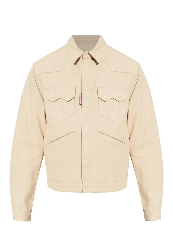 Dsquared2 Denim Jacket - Beige