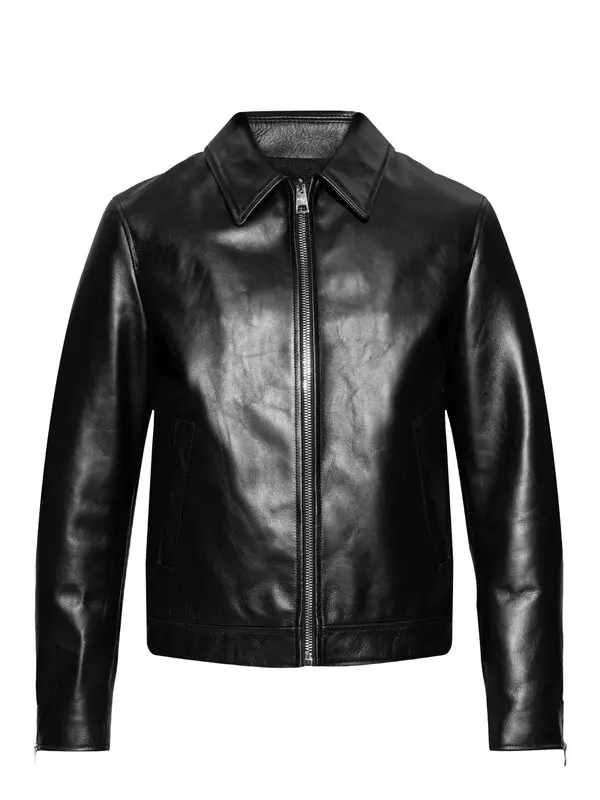 Givenchy Cattle Leather Jacket - Black