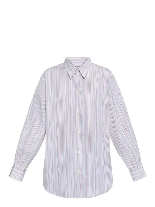 Paul Smith Striped Pattern Shirt - White