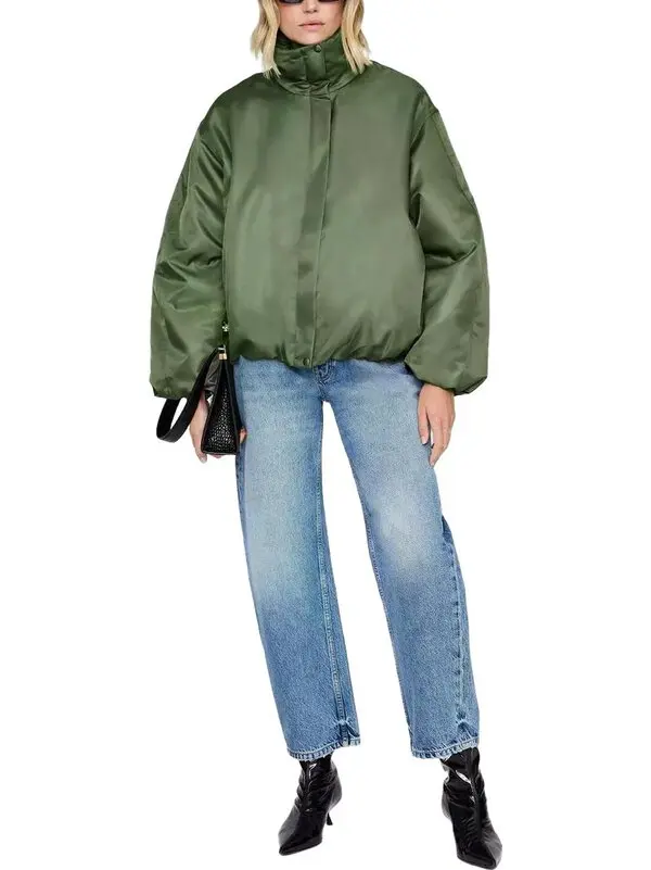 ANINE BING Cyrus Collar Jacket - Green