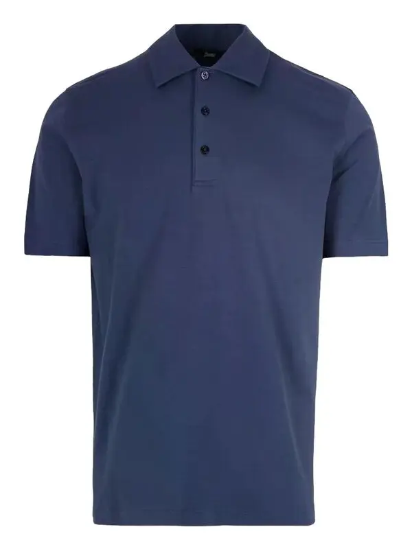 Herno Short-sleeve Polo Shirt - Blue