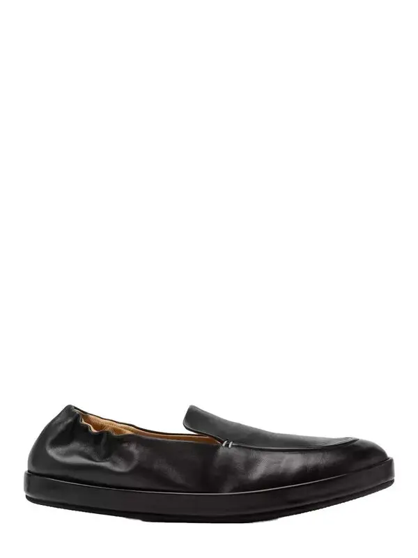 Marsèll Scatopelle Gathered Slip-on Loafers - Black