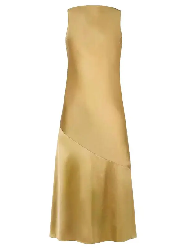 Nina Ricci Open-back Midi Dress - Yellow