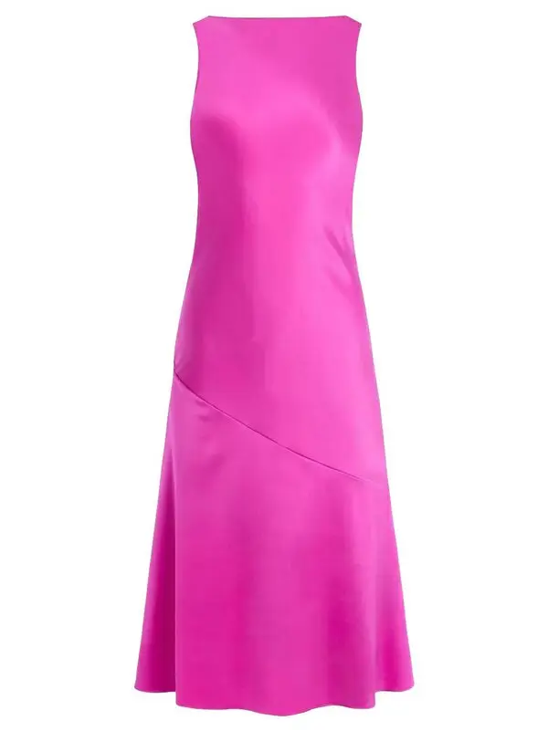 Nina Ricci Mermaid Open-back Midi Dress - Pink