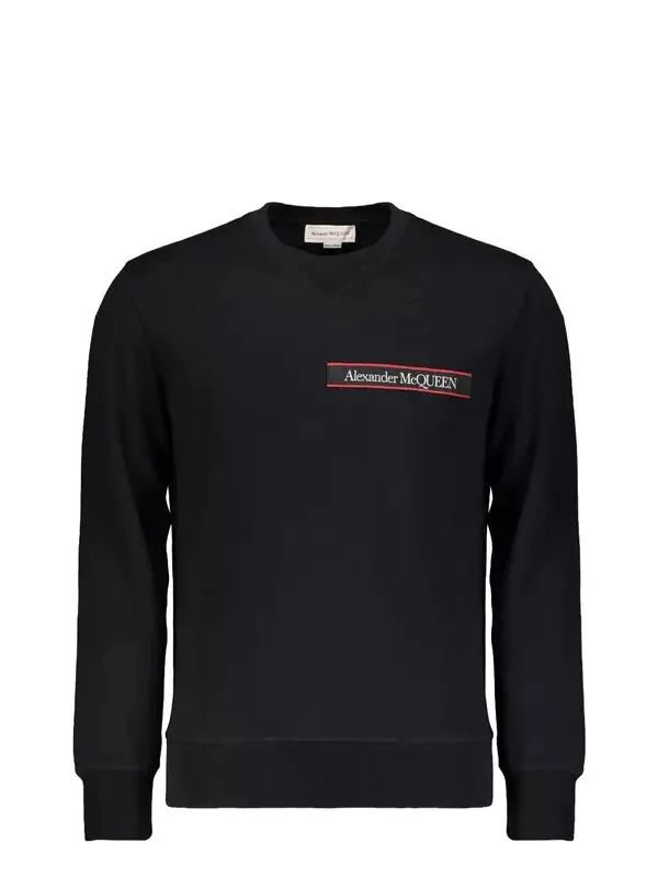 Alexander McQueen Logo-patch Sweatshirt - Black