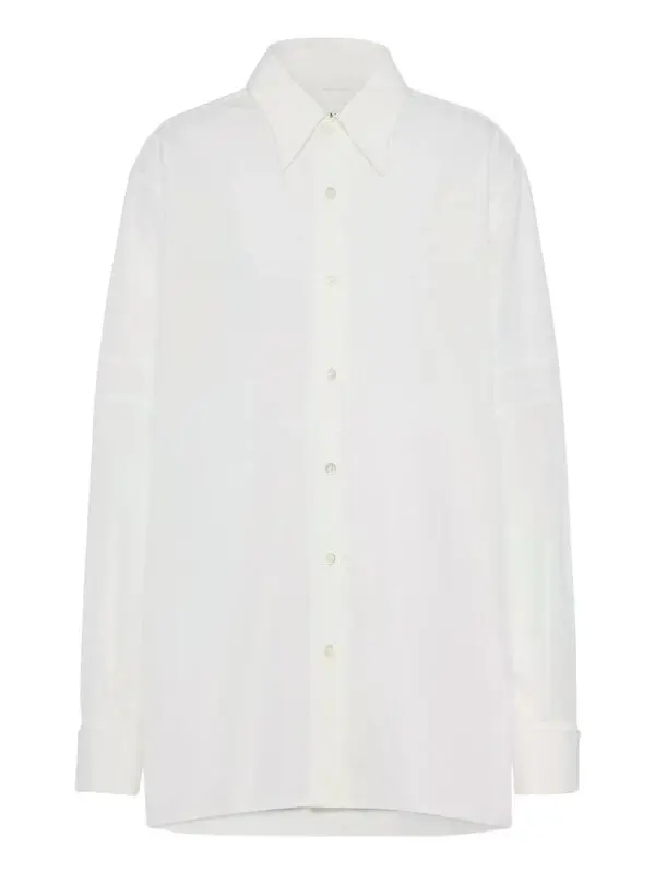 MAISON MARGIELA Cotton Poplin Shirt - White