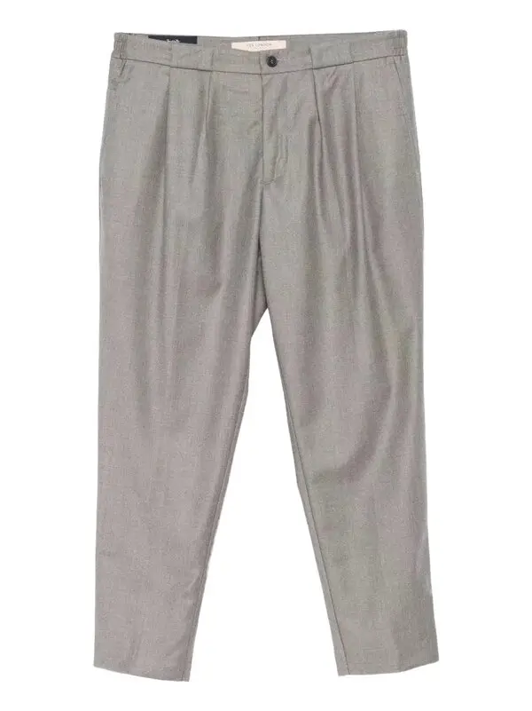 YES LONDON Pleated Trousers - Grey