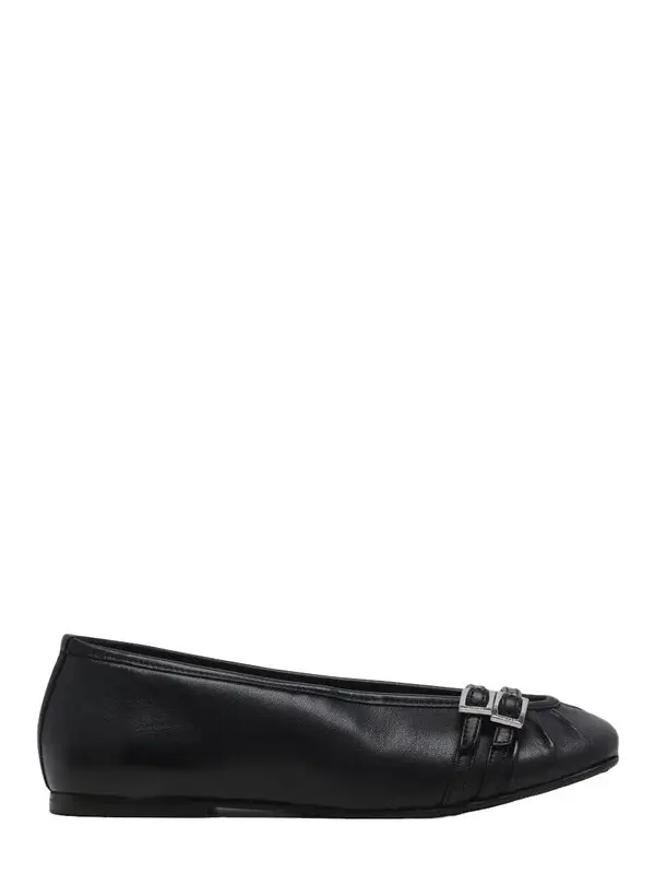 ALOHAS Buckle-detail Ballerina Flats - Black