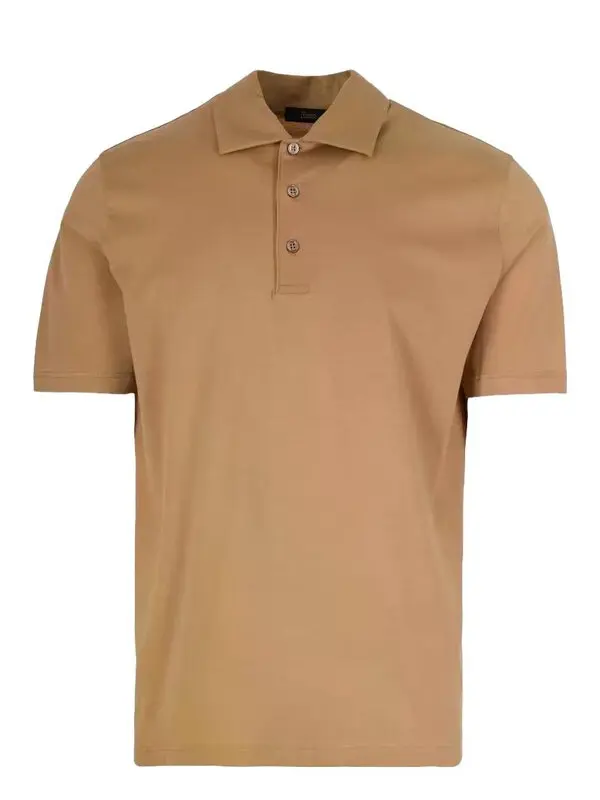 Herno Short-sleeve Polo Shirt - Brown