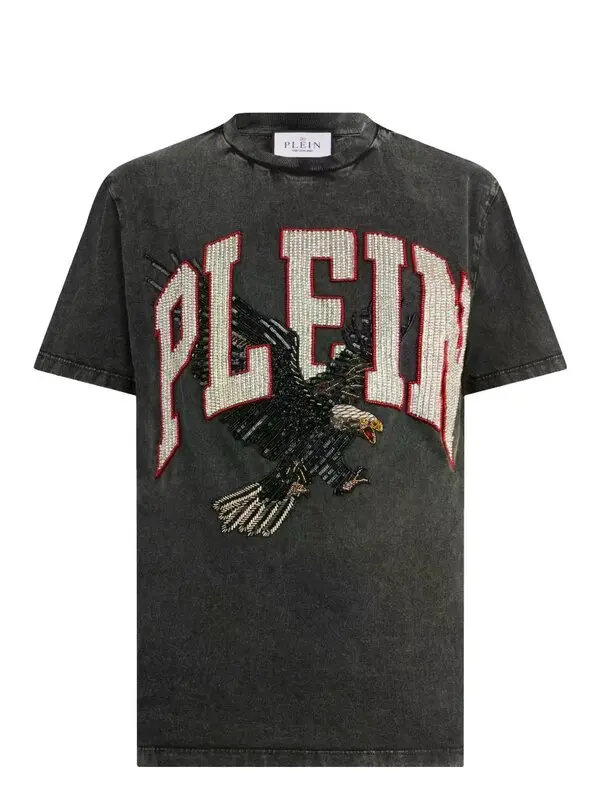 Philipp Plein Eagle Crew-neck T-shirt - Grey