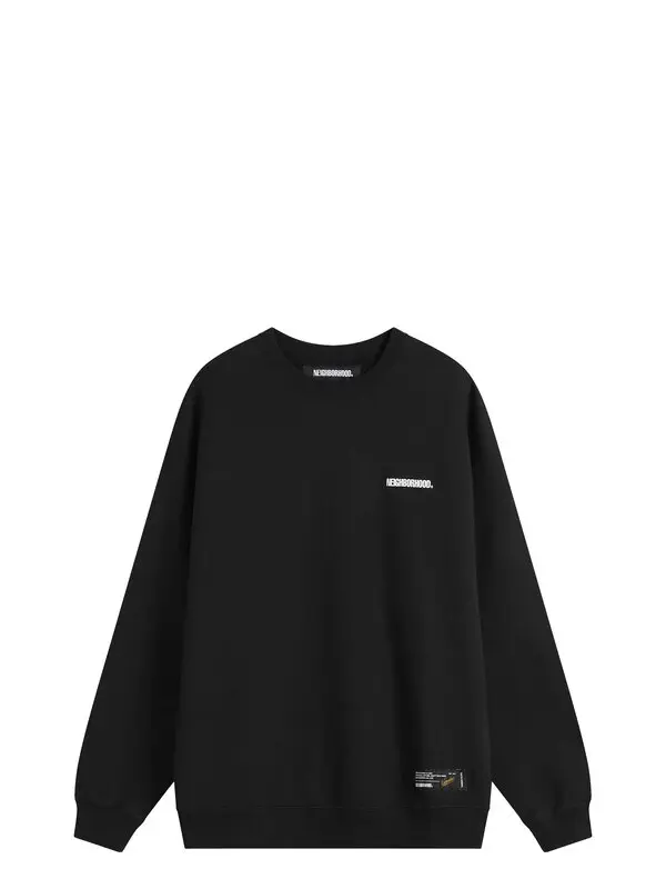 NEIGHBORHOOD Plain Logo Sweatshirt - Black