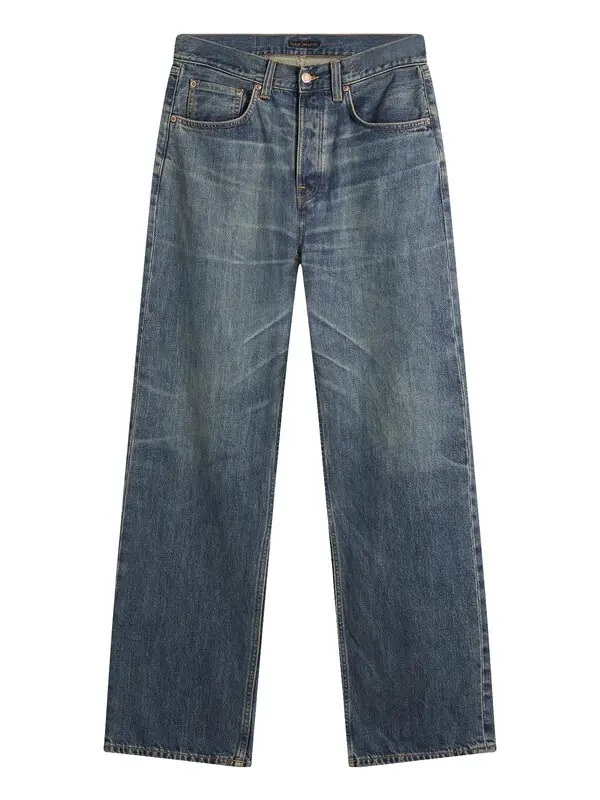 Nudie Jeans Tuff Tony Wide Leg Jeans - Thriller Tracks