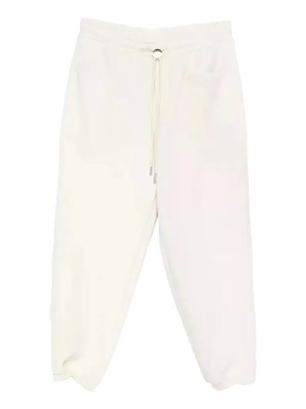 YES LONDON Drawstring Pocket Track Pants - Neutrals
