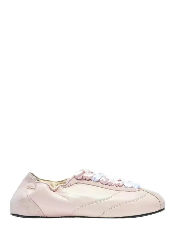Repetto Panelled Silk Sneakers - Pink