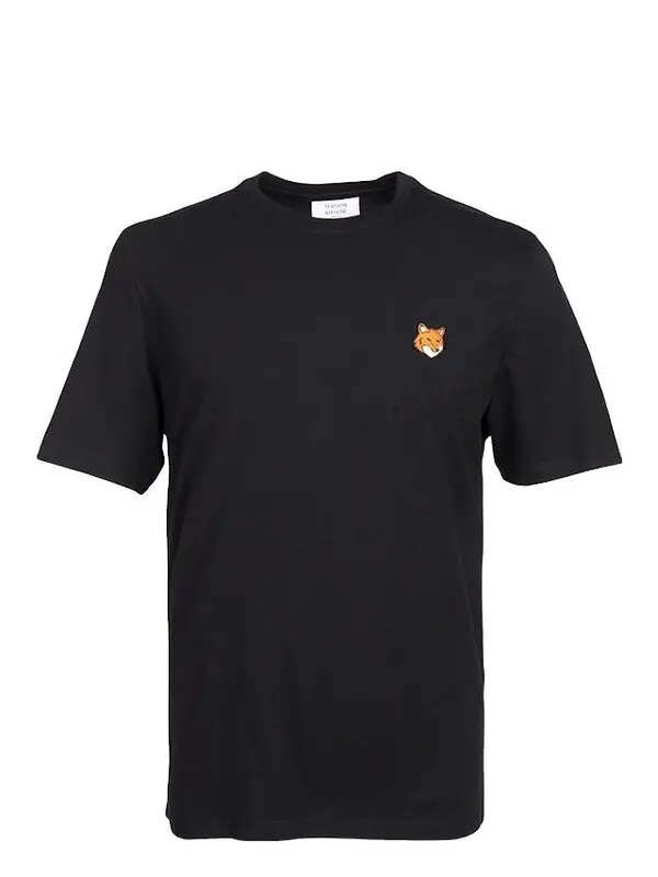 Maison Kitsuné Fox Head Short Sleeve T-shirt - Black