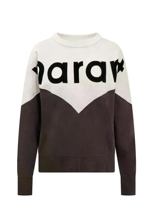 MARANT ETOILE Logo-print Sweatshirt - Black
