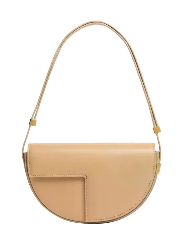 Patou Le Petit Logo-patch Shoulder Bag - Neutrals