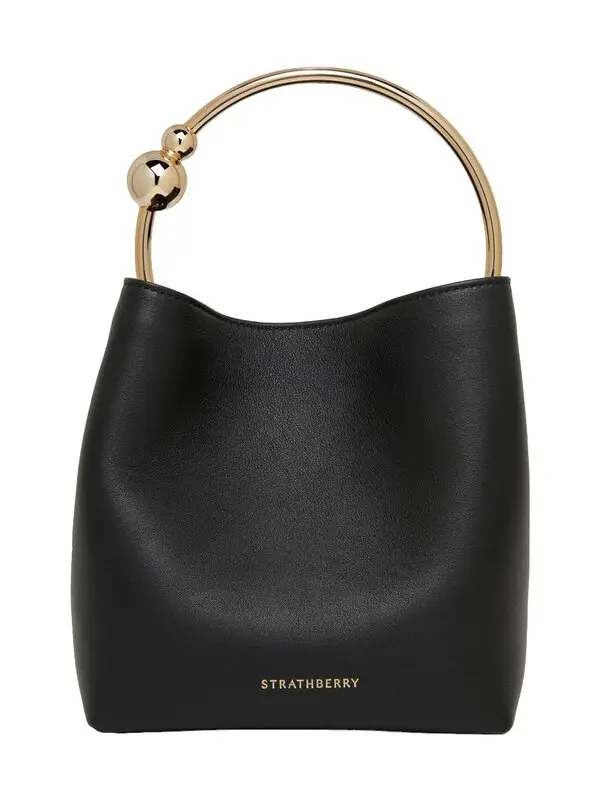 Strathberry The Circus Top Handle Bucket Bag - Black