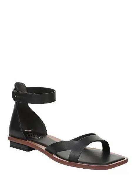 Franco Sarto Elisa Ankle Strap Sandals - Black