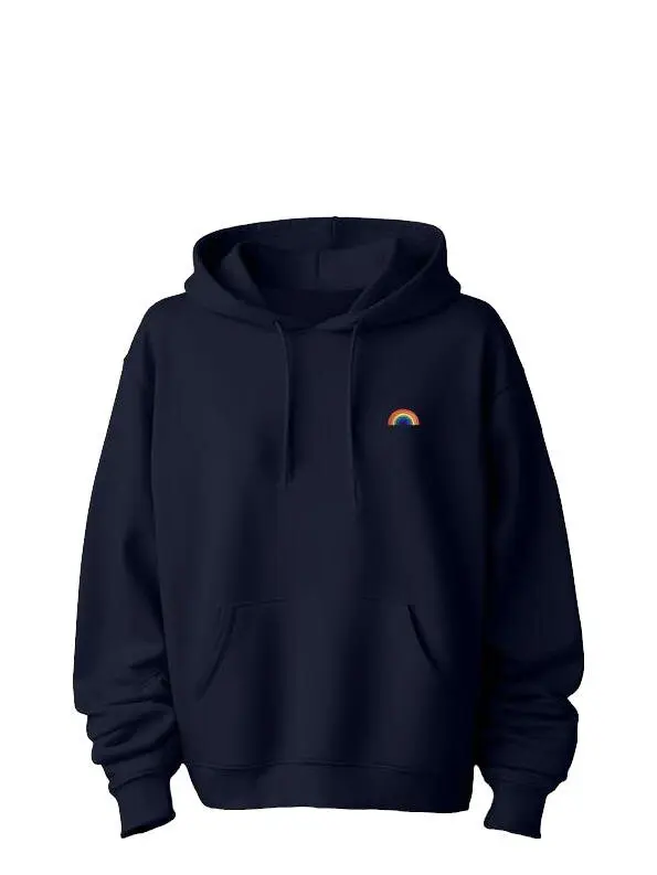 DALIX Rainbow Hoodie - Navy Blue