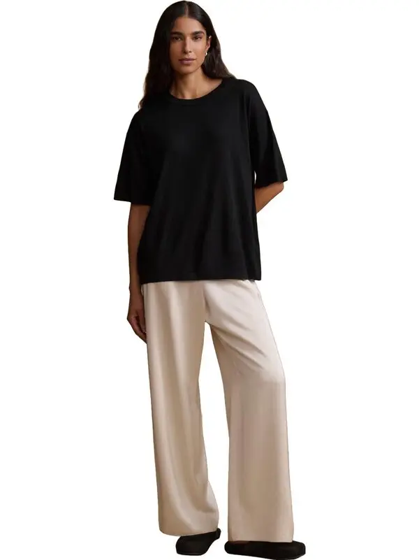 Jenni Kayne Merino T-shirt - Black