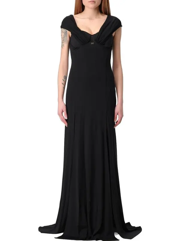 Elisabetta Franchi Maxi Dress - Black