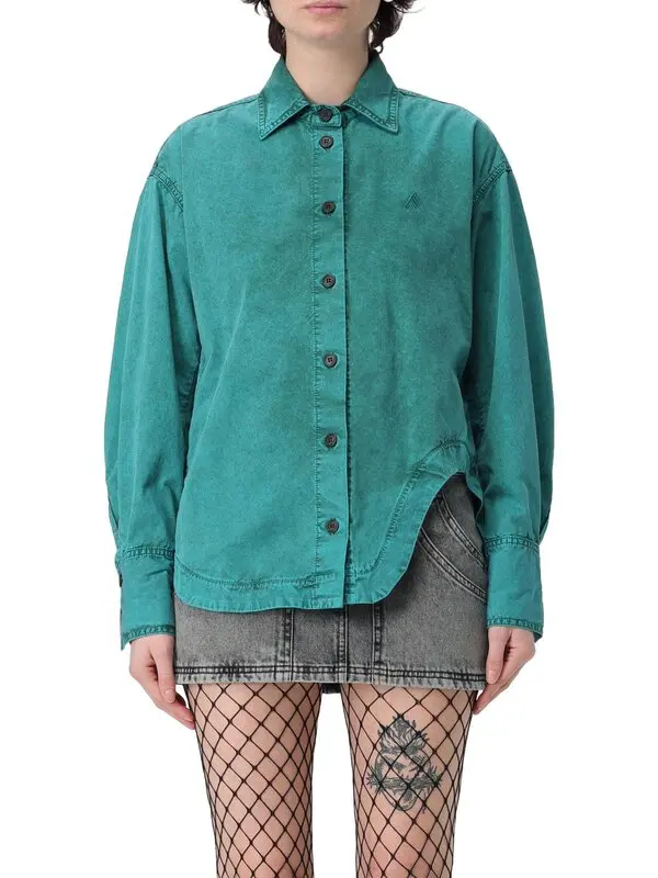 Attico Collared Shirt - Green