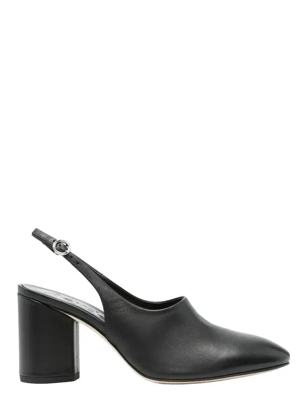 AeydĒ Pointed Toe Slingback Pumps - Black