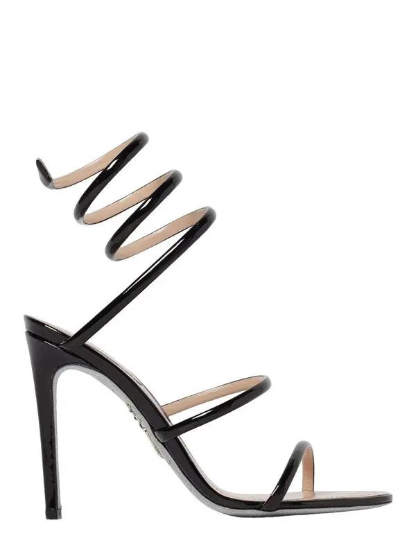 Rene Caovilla Heeled Sandal - Black