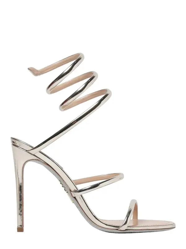 Rene Caovilla Heeled Sandal - Platinum