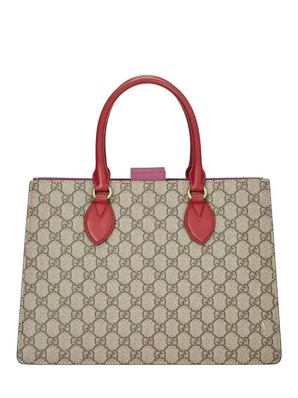 Gucci Gg Supreme Canvas Top Handle Tote - Multi