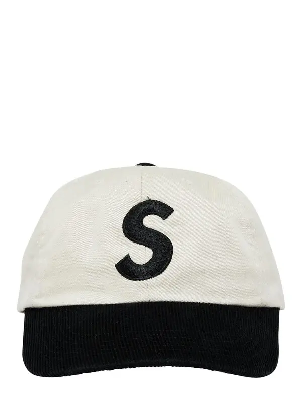 Supreme 2-tone S Logo 6-panel Cap - Cream
