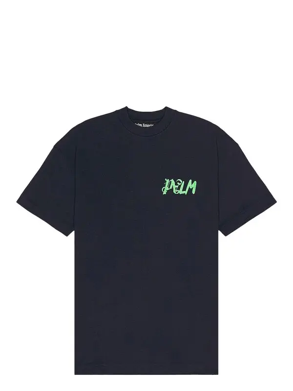 Palm Angels I Am Lost Tee 'navy - Blue