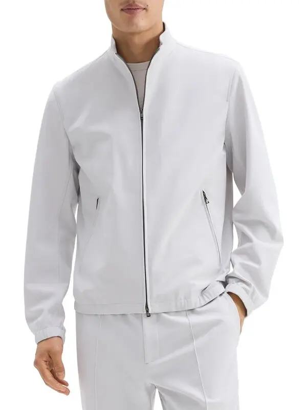Theory Precision Ponte Zip Jacket - Fog