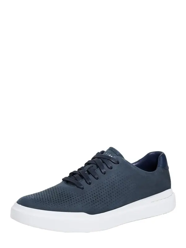 Cole Haan Grandpro Rally Laser Cut Sneakers - Navy Ink Nubuck