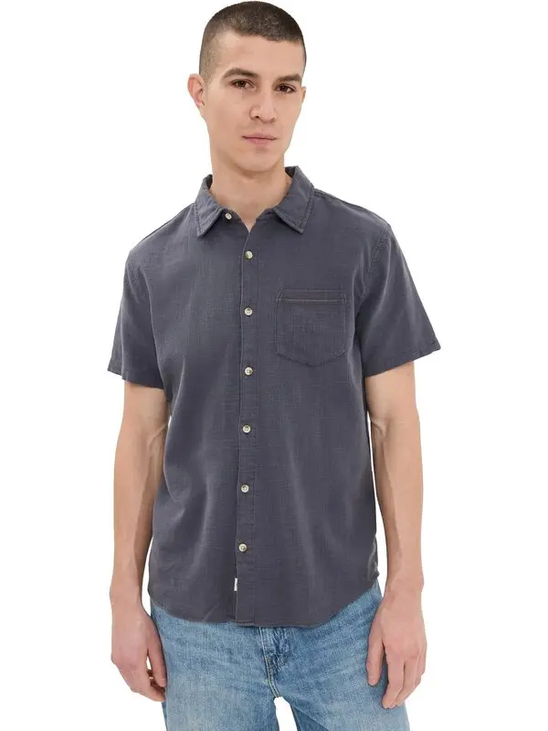 Marine Layer Classic Stretch Selvage Shirt - India Ink