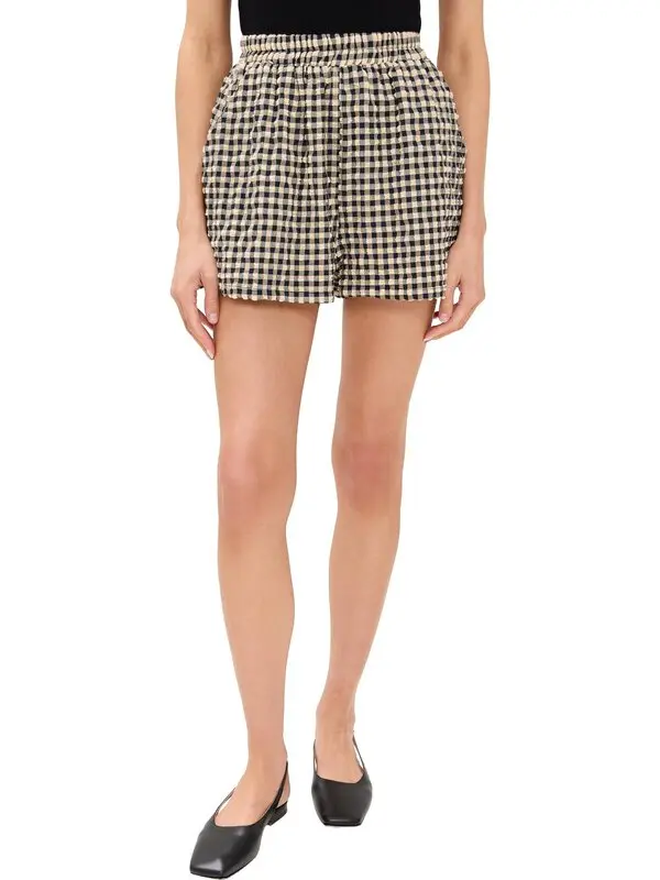VRG GRL The Sea & I Gingham Shorts - Multi