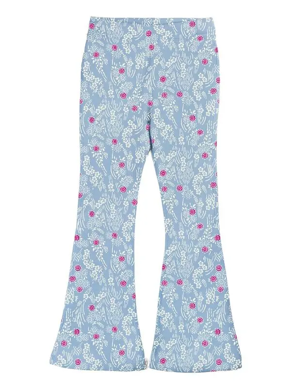 MIGHTLY Organic Cotton Solid Flare Leggings - Cherry Blossom