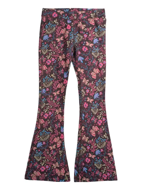 MIGHTLY Organic Cotton Solid Flare Leggings - Flower Child