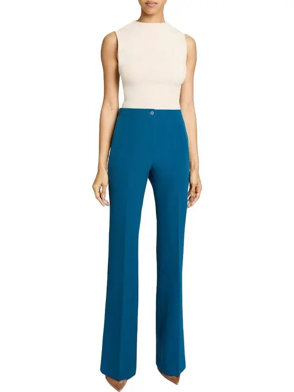 Santorelli Beth Flared Pant - Aquamarine