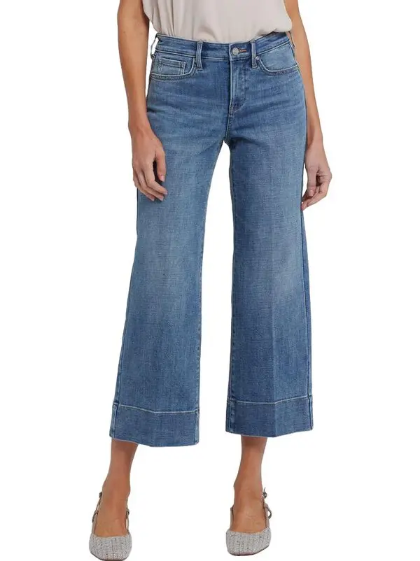 NYDJ Teresa Ankle Wide Leg Jeans - Majorca Bay