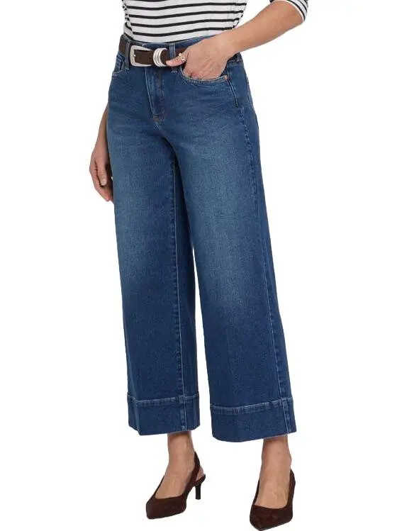 NYDJ Teresa Ankle Wide Leg Jeans - Sunset Villa