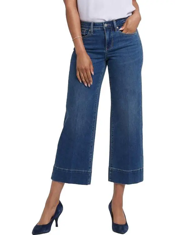 NYDJ Teresa Ankle Wide Leg Jeans - Valencia Surf