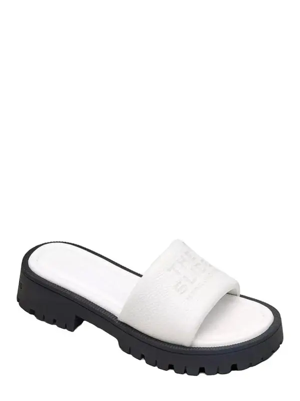 Marc Jacobs Slide Sandals - Bright Whi