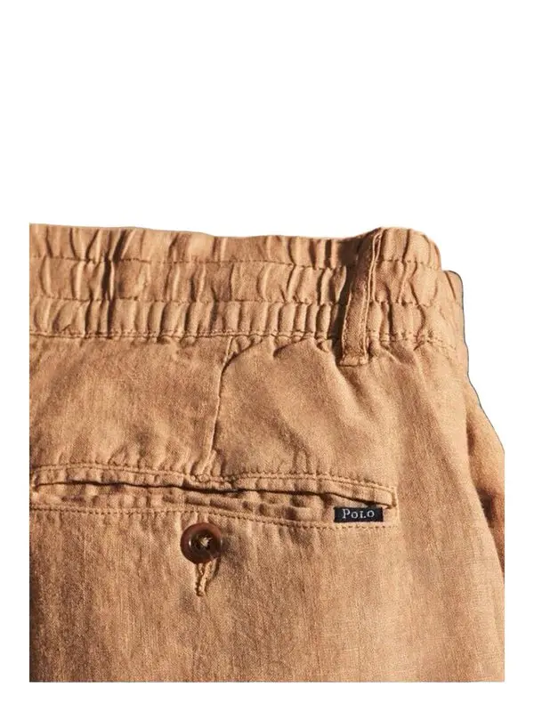 Polo Ralph Lauren Prepster Slim Tapered Linen Pants - White