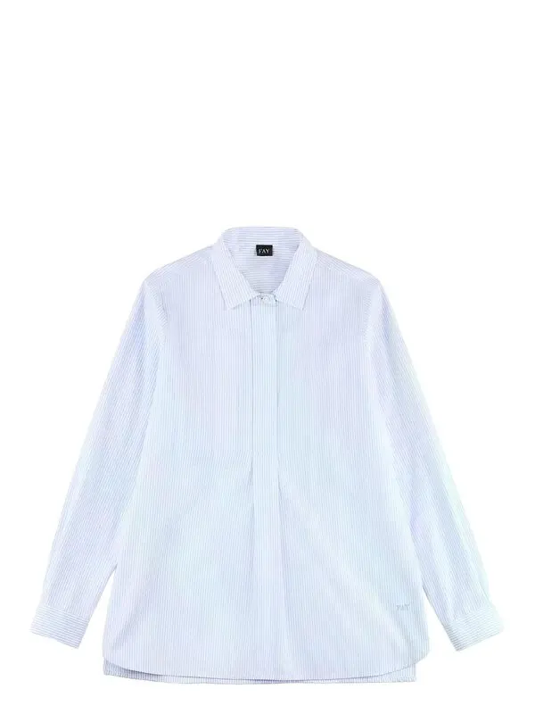FAY Cotton Shirt - Blue