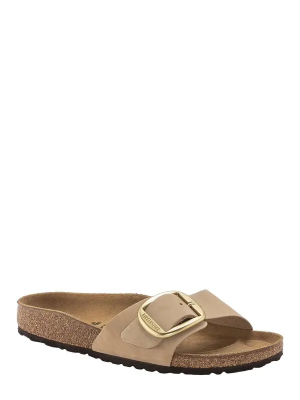 BIRKENSTOCK Madrid Big-buckle Slide - Sandcastle