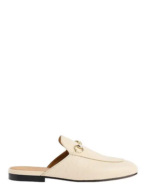 Gucci Princetown Leather Mules - New Ivoire